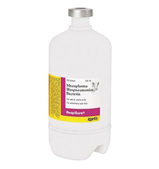 RESPISURE® MYCOPLASMA HYOPNEUMONIAE BACTERIN VACCINE 500 ML 250 DS ...