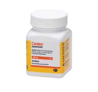 CESTEX® (EPSIPRANTEL) TABLETS 100 MG 50/PKG (RX) - Animal Health ...