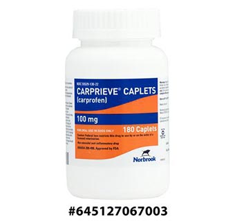 CARPRIEVE® CAPLETS (CARPROFEN) 100 MG 180/BOTTLE (RX) - Animal Health ...