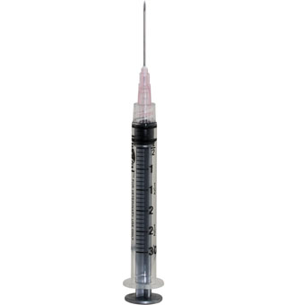 PIVETAL® NEEDLE & SYRINGE COMBINATIONS RIGID PACK 3CC 20 IN X 1 IN LL ...