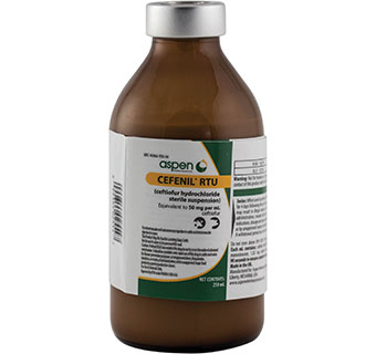 CEFENIL (CEFTIOFUR) RTU 250 ML 1/PKG (RX) - Animal Health International ...