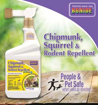 CHIPMUNK SQUIRREL AND RODENT REPELLENT 32 OZ - Animal Health ...